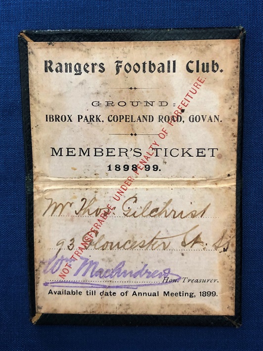 Tickets (1890 – 1899) – The Rangers Collection